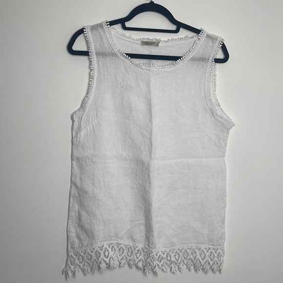 Valentina Naldi | Tops | Valentina Naldi White Blouse In Size Large ...